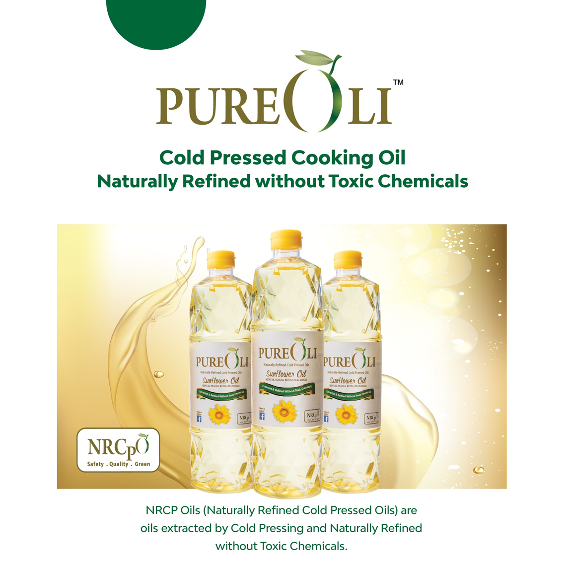 PUREOLI - PureOli - Naturally Refined Cold Pressed Oils